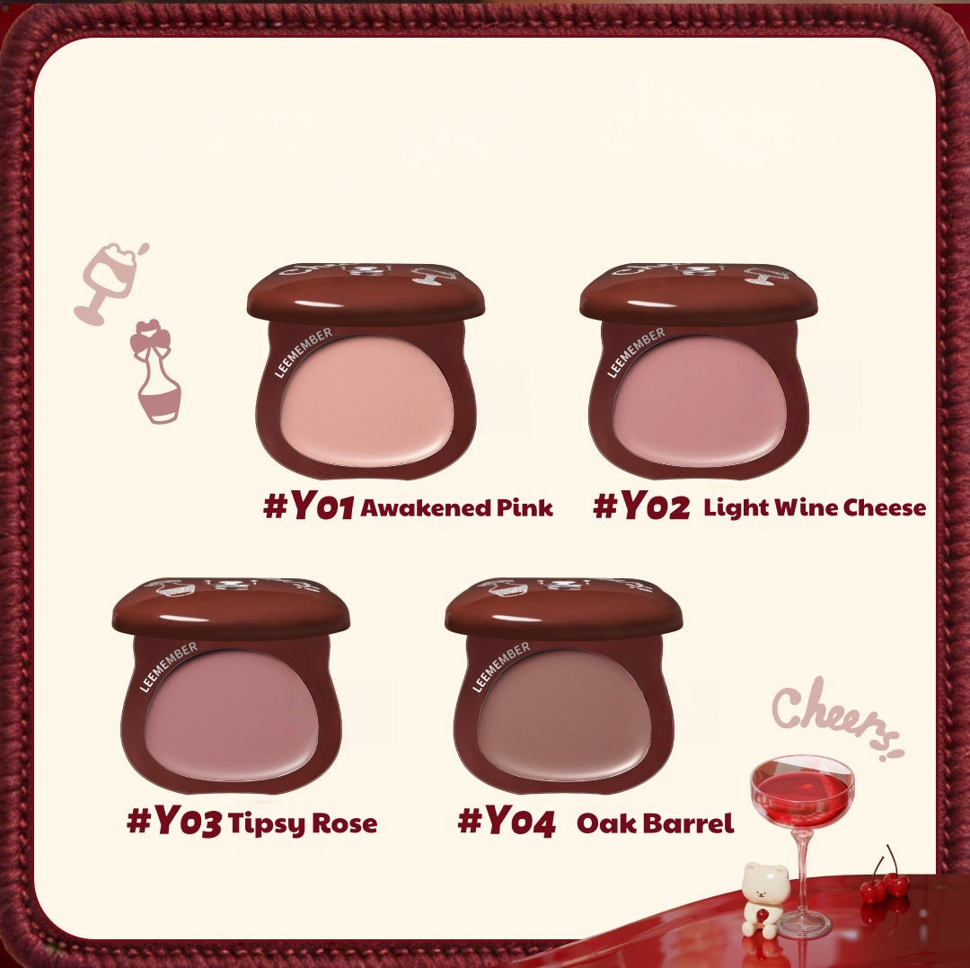 LEEMEMBER Red Wine Series Matte Blusher & Lipstick Multi-use Cream T54 – LookHealthyStore