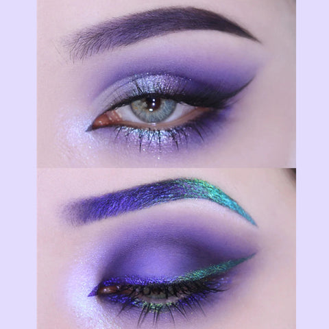 Stunning Purple Eye Makeup Tutorial With KALEIDOS Eyeshadow Palette 00 ...