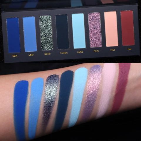 4 Pretty Eye Makeup Looks From Narimi Blue Twilight Dawn Eyeshadow💧🐳 ...