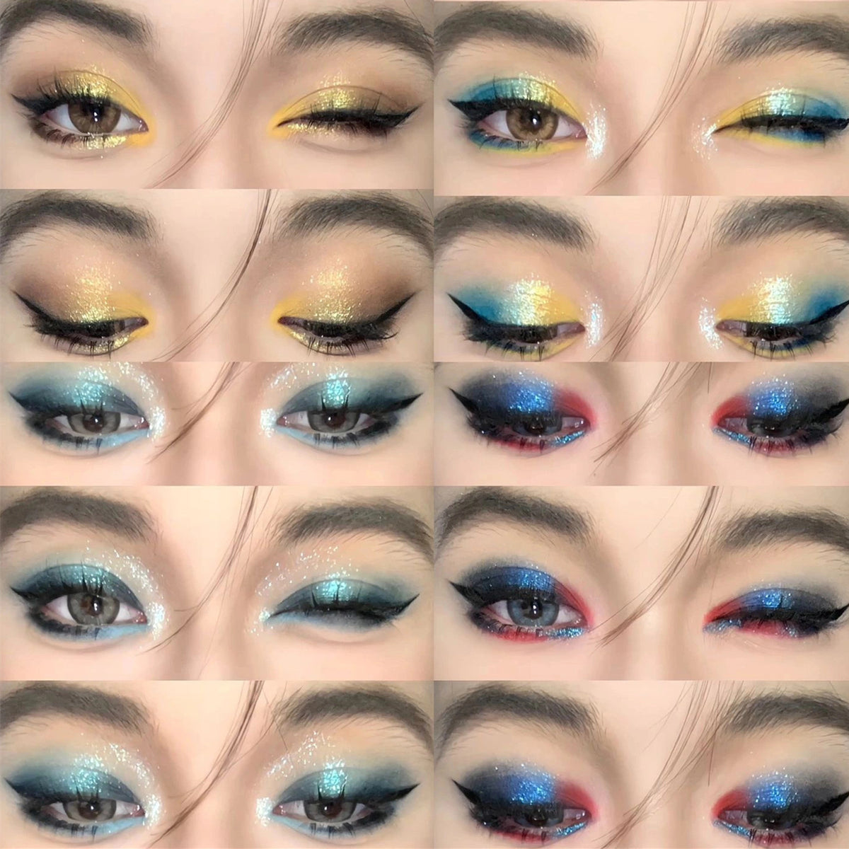 4 Stunning Eye Makeup Looks from One Eyeshadow Palette🥰 | LookHealthyStore