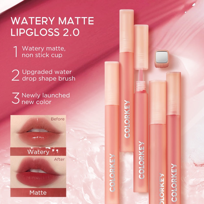 COLORKEY Watery Soft Mist Matte Lip Gloss T3474 – LookHealthyStore