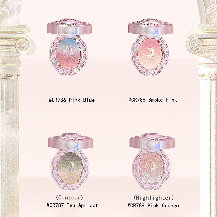 COLORROSE Oil Painting Series Relief Gradient Blusher & Highlightr & C ...