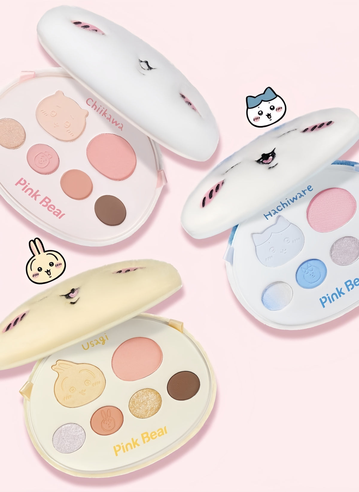 Pink Bear X CHIIKAWA Collection Eyeshadow Palette T5250 – LookHealthyStore