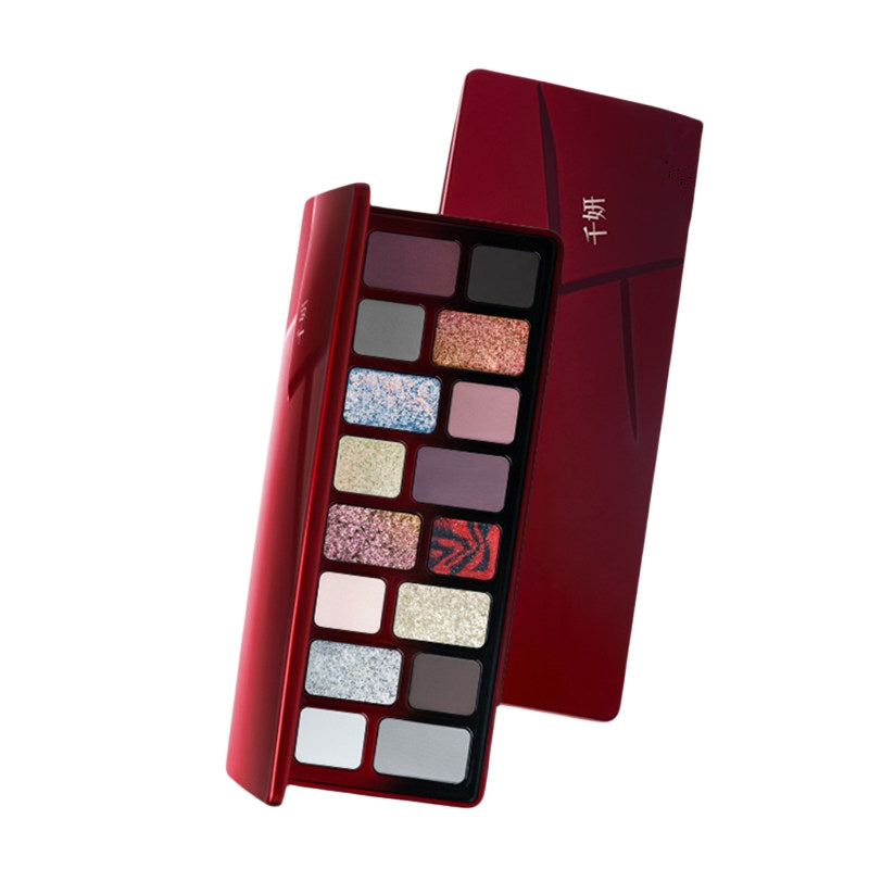 QianYan X Freya86 16-Color Chameleon Eyeshadow Palette T4017 ...