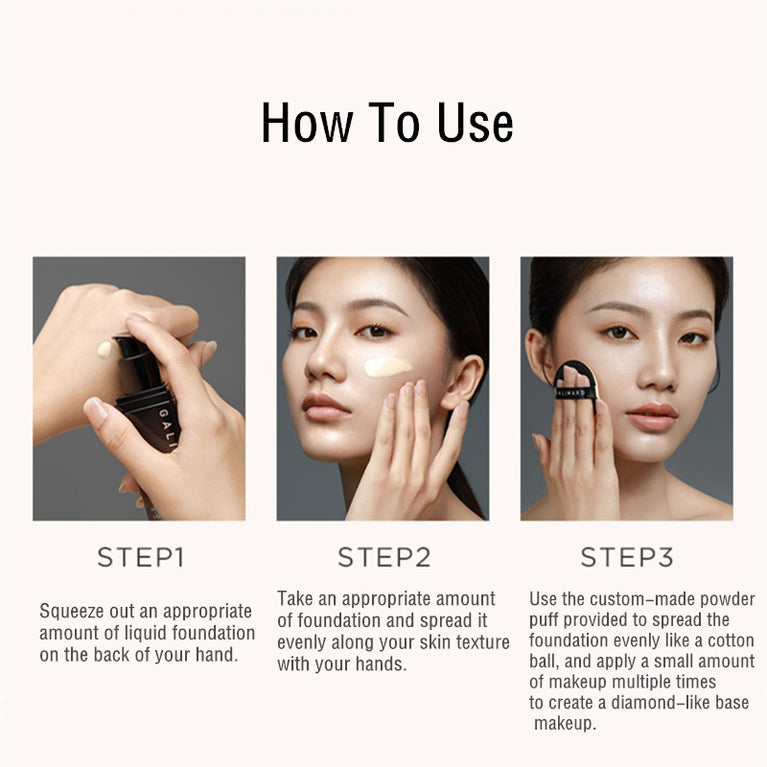 GALIMARD Black Diamond Long lasting Moisturize Liquid Foundation (3.0 ...