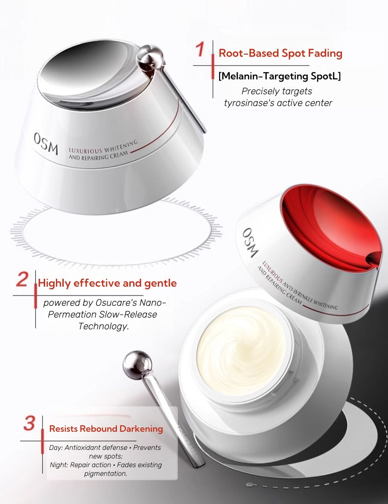 OSM 100g Luxurious Whitening Anti-winkle Reparing Facial Cream T4650 ...