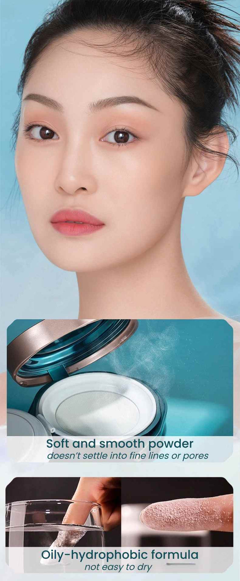 Florasis Peach Blossom Oil Control Airy Matte Loose Powder T5486 ...