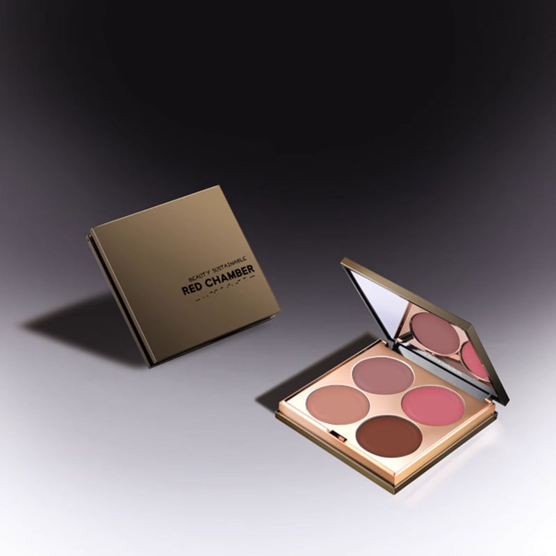 RED CHAMBER 4-Color Multi-Use Cream Palette For Lipstick & Blusher & E ...