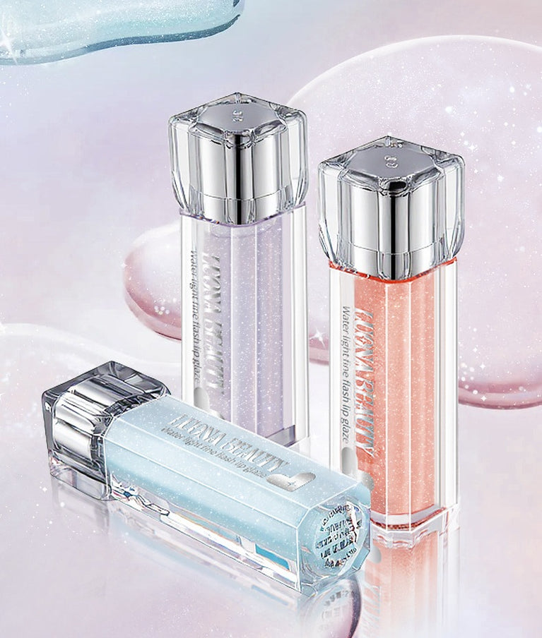 LUONA NOESS Moist Sparkling Shimmer Glossy Mirror Lip Gloss T5509 ...