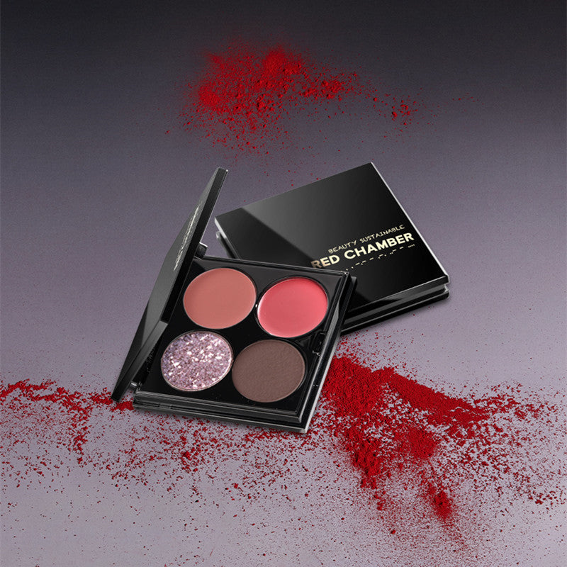 RED CHAMBER 4-Color All-In-One Makeup Palette For Lipstick & Blusher ...