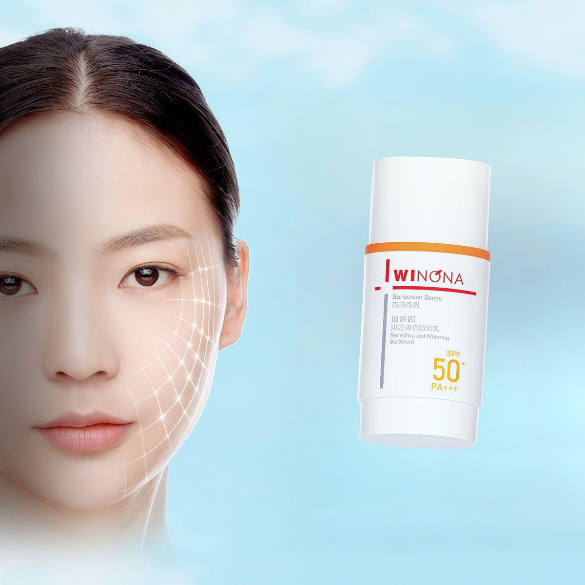 WINONA Refreshing and Whitening Airy Sunscreen SPF50+ PA+++ T4501 ...