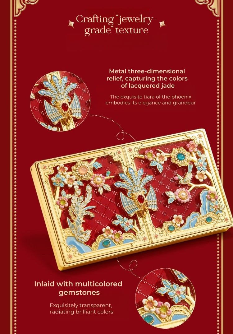 PALACE MUSEUM Phoenix Crown Collection 8-color Eyeshadow Palette T5497 ...