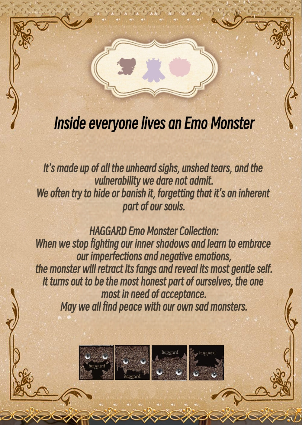 HAGGARD Emo Monster Collection Smokey Eyeshadow Palette T5254 ...