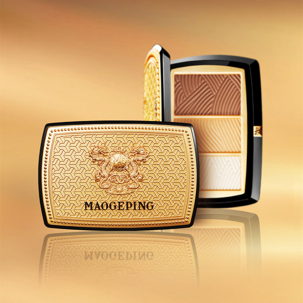 MAOGEPING 3D Light Shadow Highlighter & Contour Palette T2993 ...