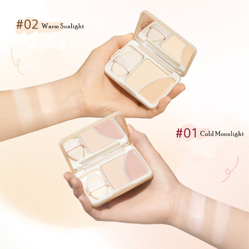 JUDYDOLL Two-Shade Matte Highlighter Palette T3131 | LookHealthyStore