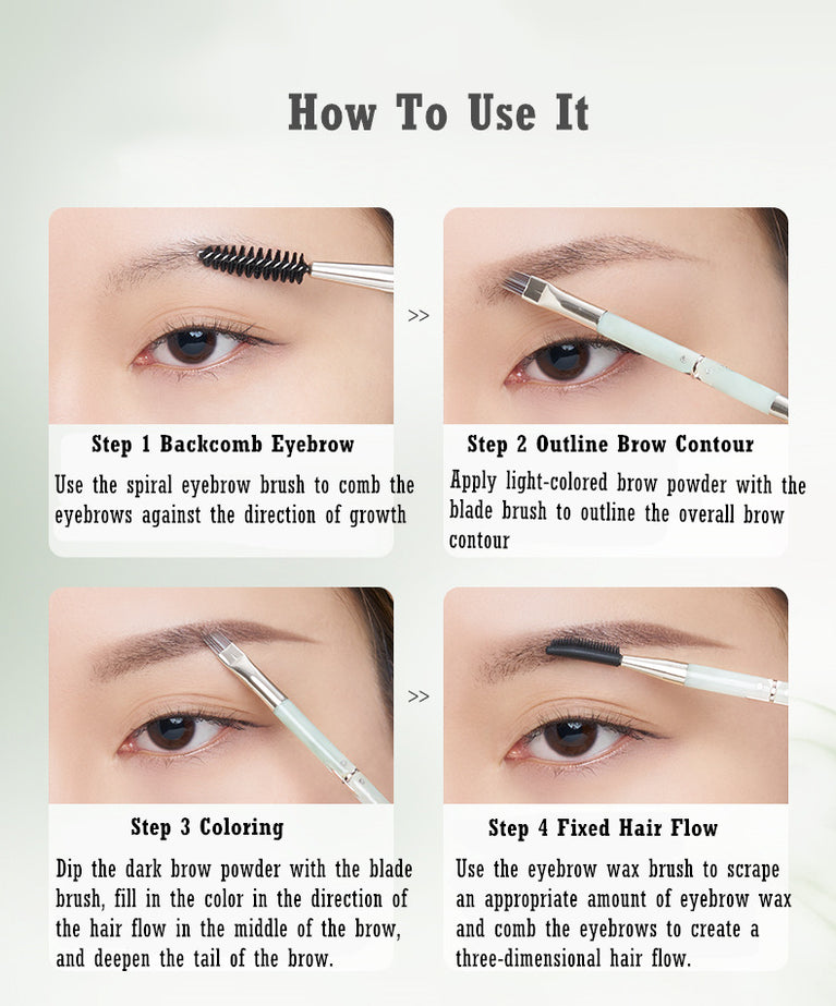 TIMAGE Green Jade Series Multi-Use Eyebrow Makeup Palette T3140 ...