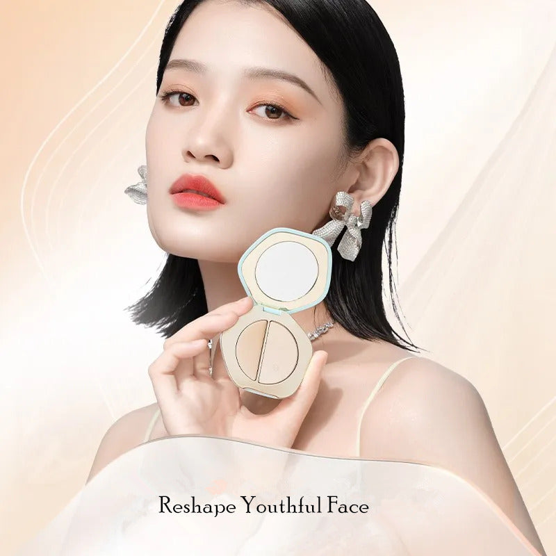 TIMAGE Soft Light Two-Shade Matte Highlighter Palette T3122 ...